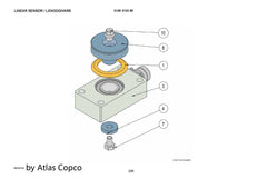Atlas Copco Epiroc LINEAR SENSOR 9106152440 /9106 1524 40 – FMRIBT